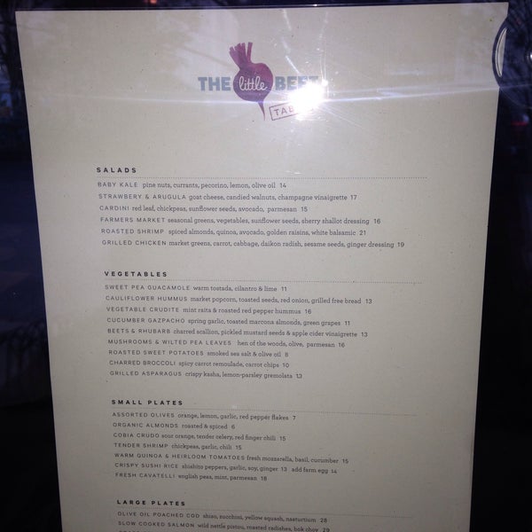 The Little Beet Table - American Restaurant in New York