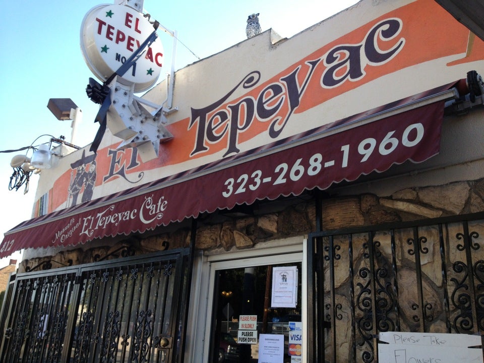 Manuel's Original El Tepeyac Cafe at 812 N Evergreen Ave Los Angeles, CA