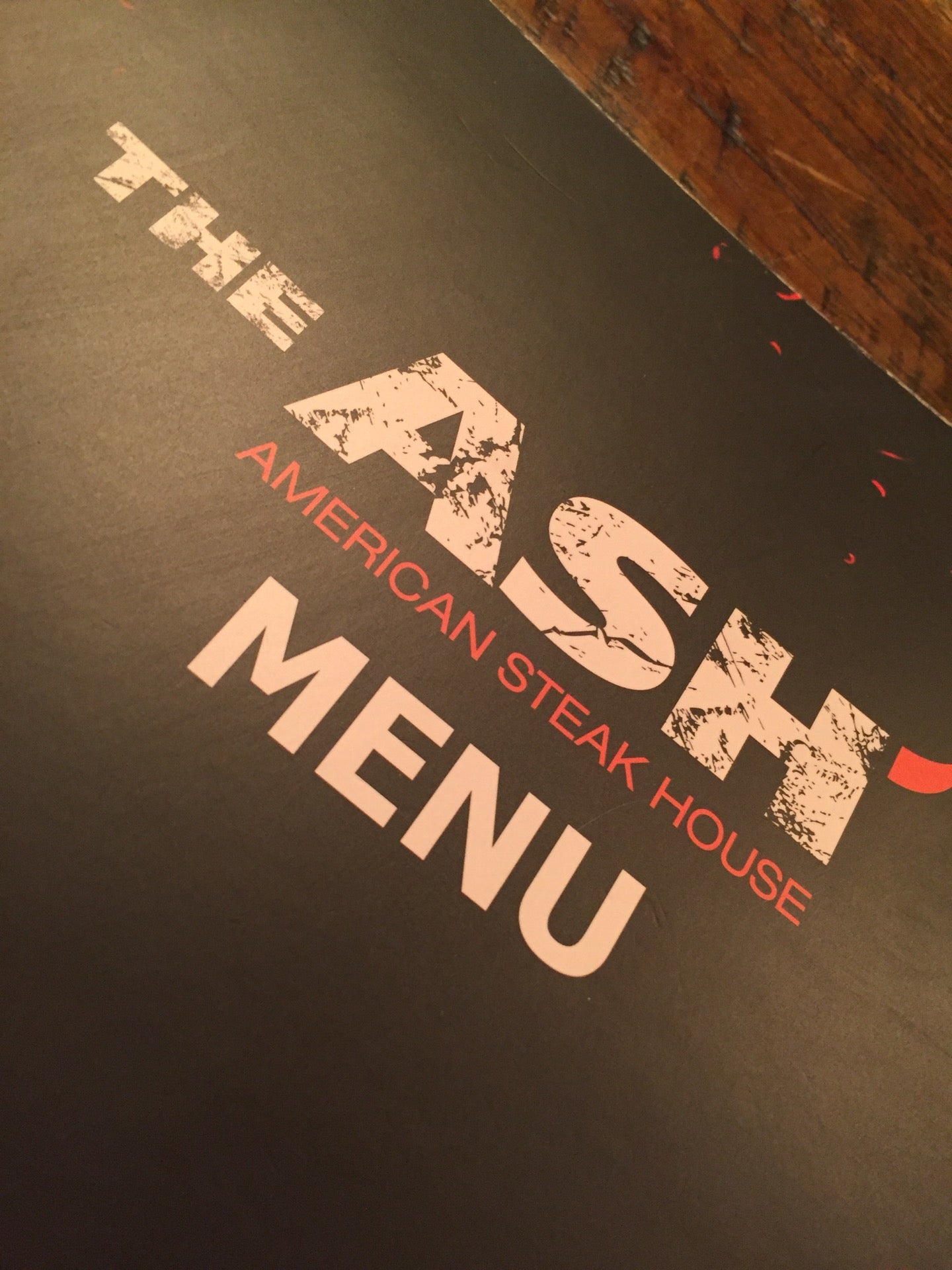 Speisekarte von The ASH - American Steak House in Köln mit Preisen